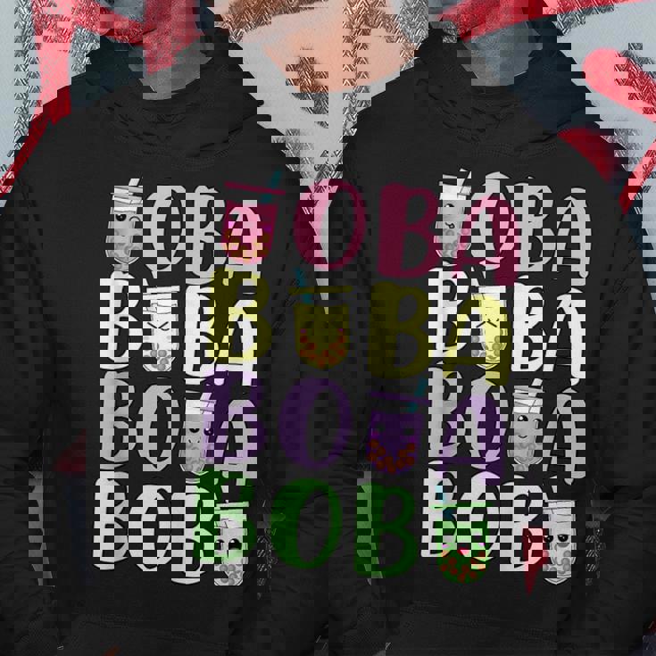 Cute Boba Milk Tea Lover Kawaii Pastel Tapioca Bubble Tea Hoodie | Mazezy