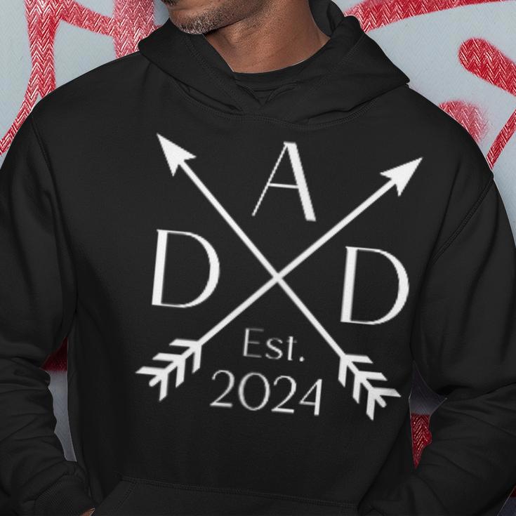 Dad 2024 Parents Matching Soon To Be Dad Proud Dad Est 2024 Hoodie ...