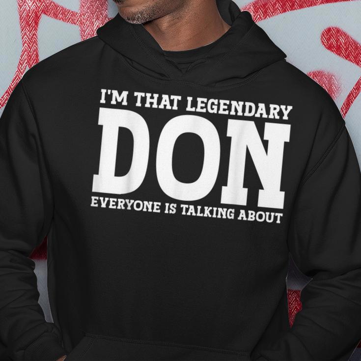 Don Personal Name First Name Funny Don Hoodie | Mazezy
