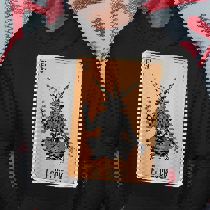 El Cucuy Mexican Slang Chicano Bingo Cards Hoodie - Monsterry