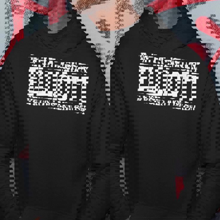 Elliot Personal Name Funny Elliot Hoodie | Mazezy