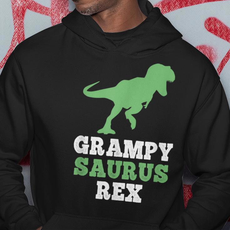 Grampy-Saurus Rex Dino Dinosaur Grampysaurus Hoodie | Mazezy