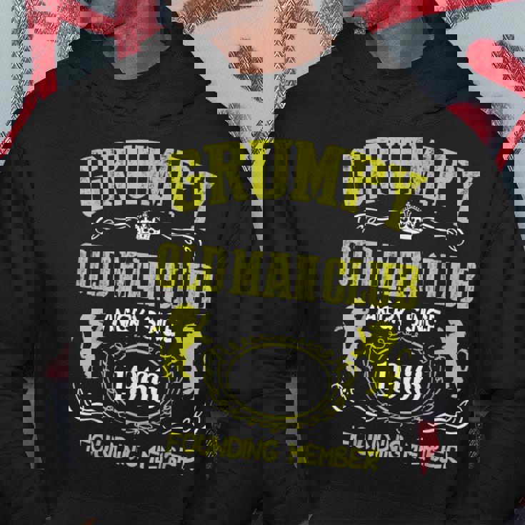 Grumpy Old Man Club Angry Since 1966 Founder Member Hoodie | Mazezy