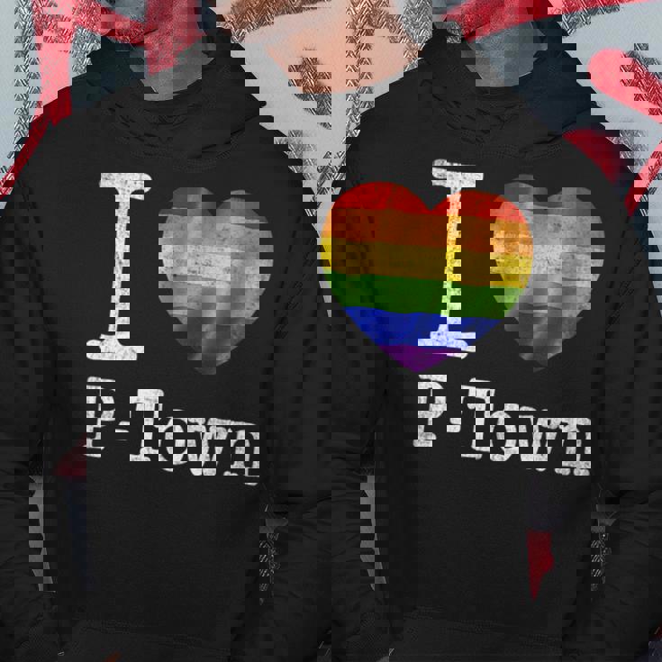 I Love P-Town - Provincetown Ma Gay Pride Lgbt Hoodie | Mazezy