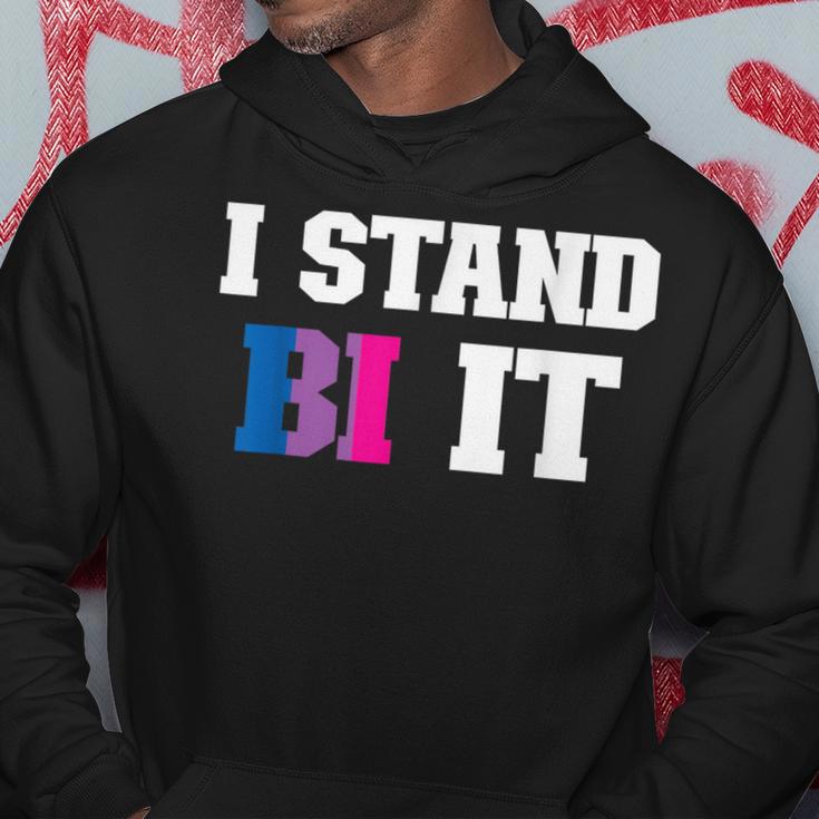 I Stand Bi It Bisexual Pride Flag Bi Pride Hoodie | Mazezy