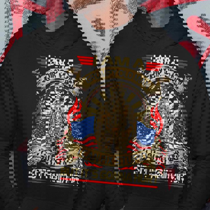 Im A Grumpy Old Man I Can Fix Stupid But Its Gonna Hurt Hoodie | Mazezy