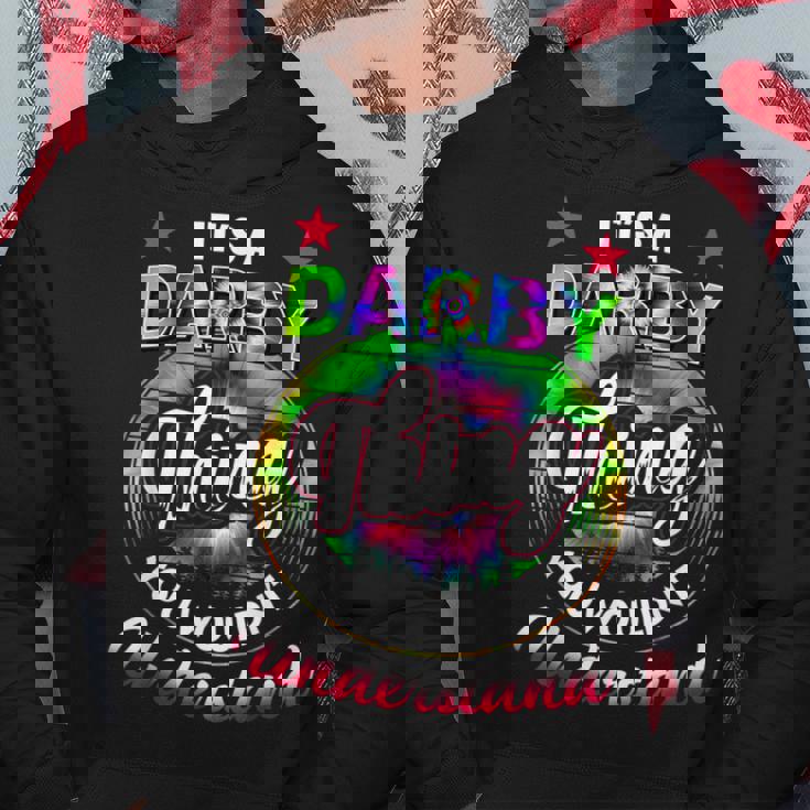 Its A Darby Thing Tie Dye Darby Name Hoodie | Mazezy