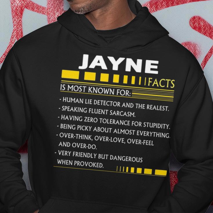 Jayne Name Gift Jayne Facts Hoodie - Seseable