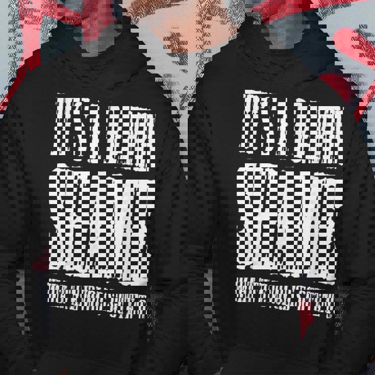 Oliver Anthony It's A Damn Shame What The Worlds Gotten To Hoodie | Mazezy