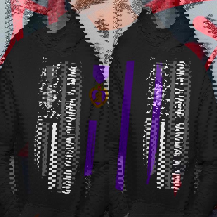 Purple Heart Medal Us Military Purple Heart Veteran Gift Hoodie | Mazezy