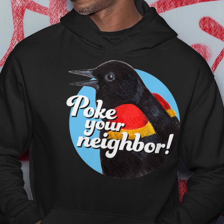 Red-Winged Blackbird Mnemonic Bird Call Hoodie | Mazezy