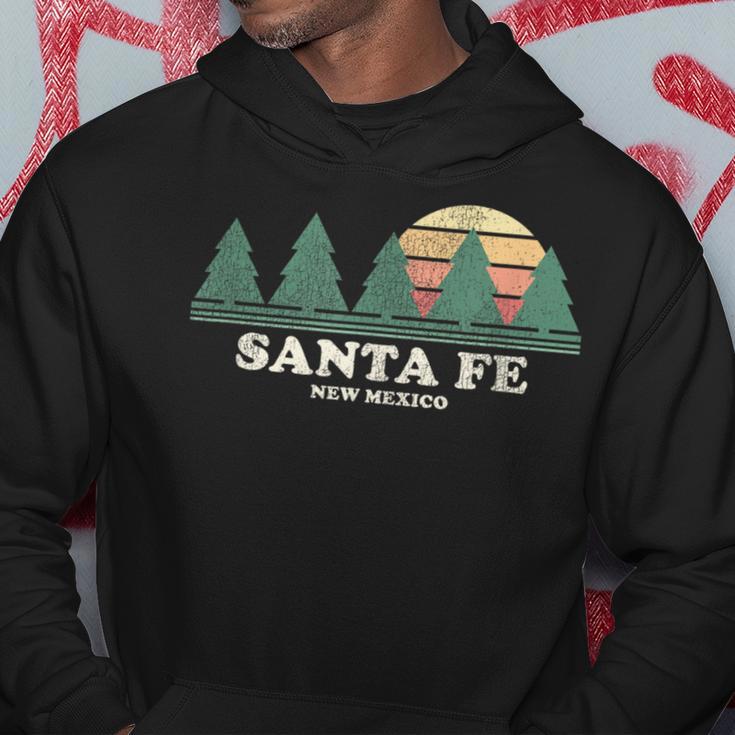 Santa Fe Nm Vintage Throwback Retro 70S Hoodie | Mazezy