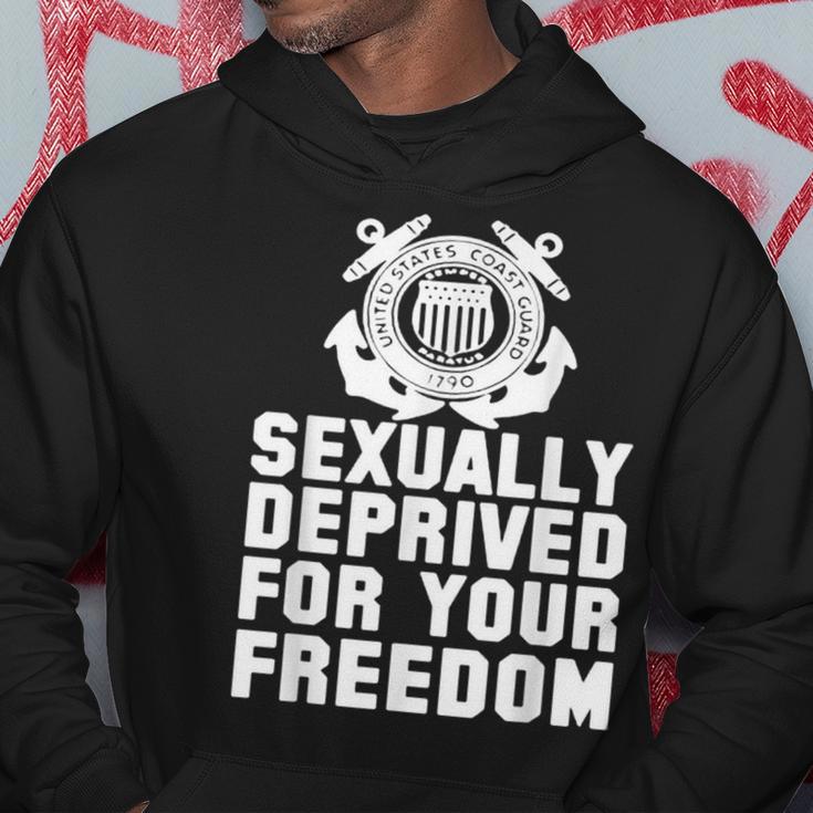 Sexually Deprived For Your Freedom Coast Guard Freedom Funny Gifts ...