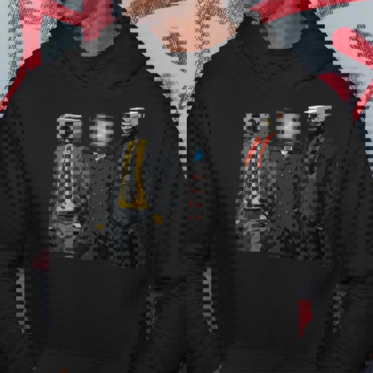 Skibidi Toilet Cameraman Speakerman Tvman Hoodie - Monsterry