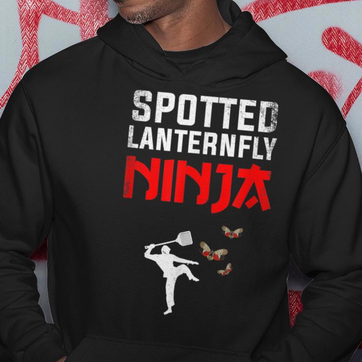 Spotted Lantern Fly Ninja Spotted Lanternfly Hoodie | Mazezy