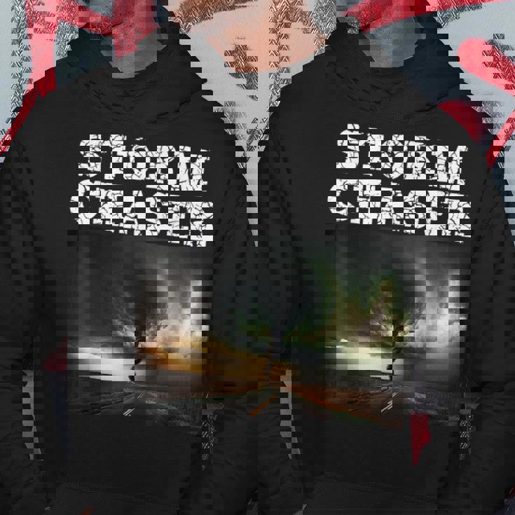 Storm Chaser Tornado Picture Meteorologist Weather Hoodie - Monsterry