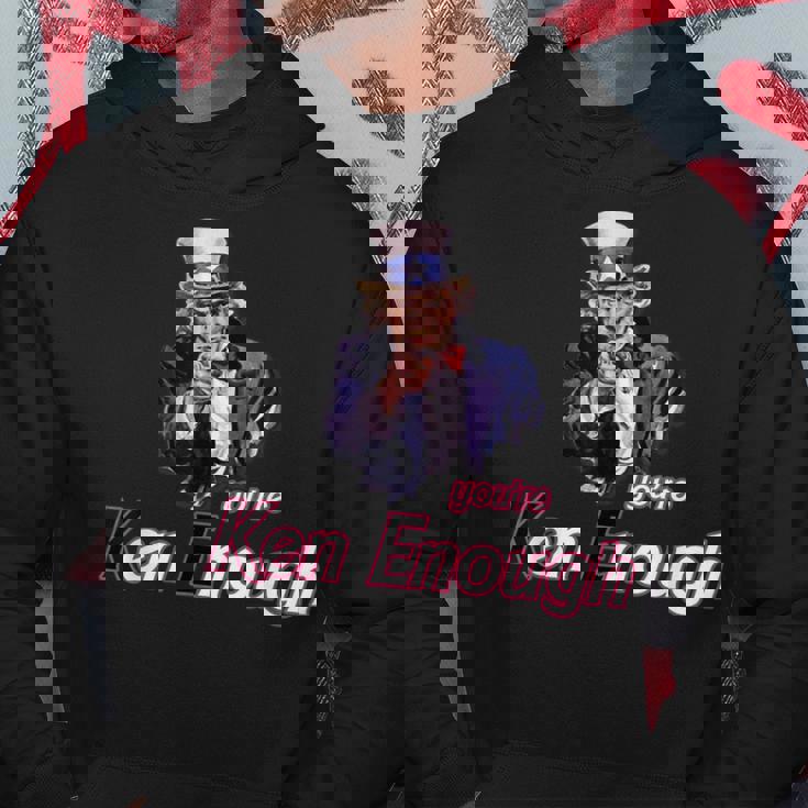 Uncle Sam Enough I Am Enough I'm Ken I Am Ken Kenenoug Hoodie | Mazezy