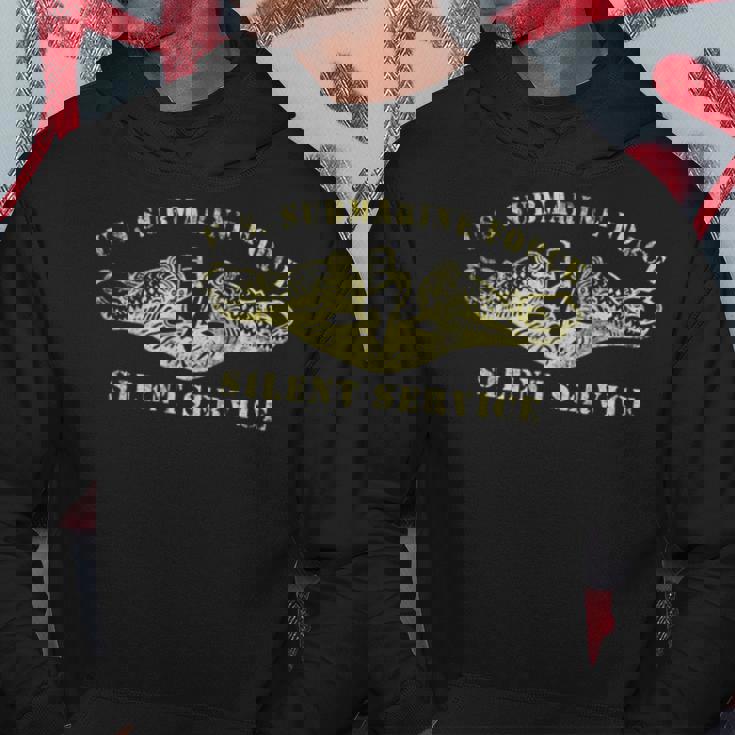 Us Navy Submarine Veteran Silent Service Vintage Hoodie | Mazezy