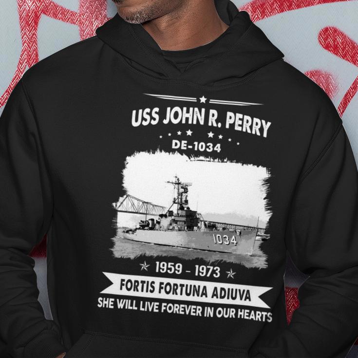 Uss John R Perry De 1034 Hoodie - Monsterry