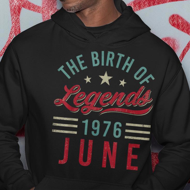 Vintage June 1976 Classic Style Hoodie | Mazezy