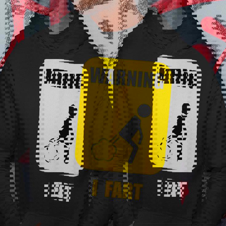 Warning I Fart Fart Zone Gassy Farting Gag Hoodie | Mazezy