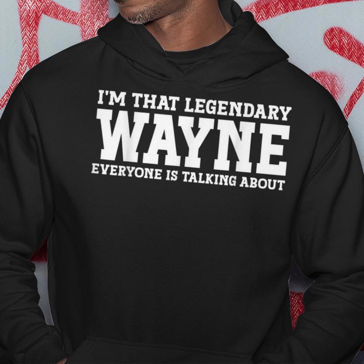 Wayne Personal Name Funny Wayne Hoodie | Mazezy