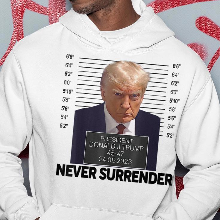 Trump Shot Donald Trump Shot Never Surrender Hoodie | Mazezy