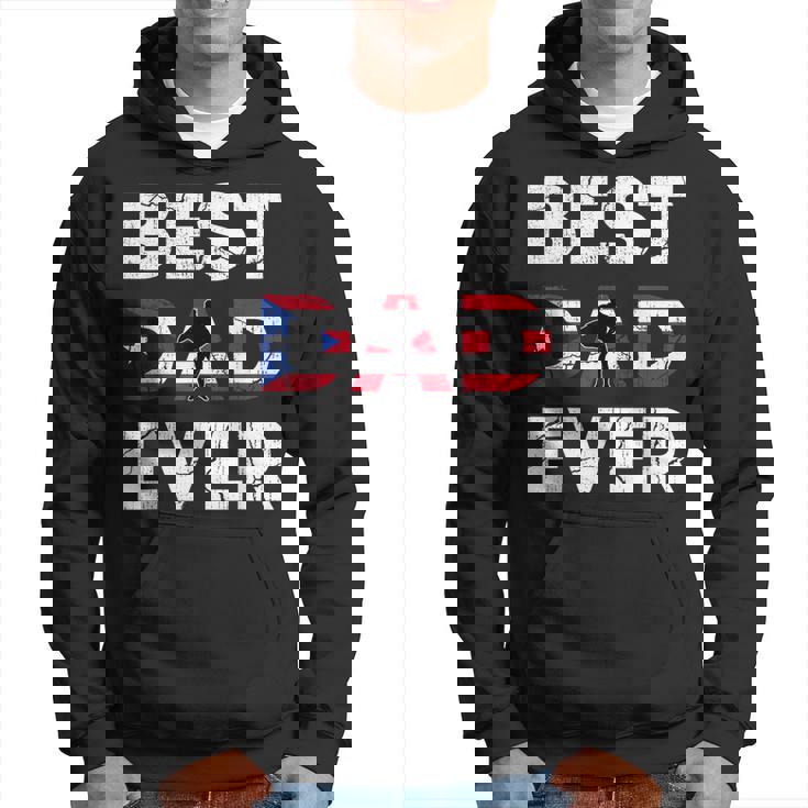 Best Puerto Rican Dad Ever Puerto Rico Daddy Fathers Day Hoodie | Mazezy