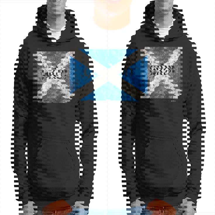 Gordon Scottish Clan Name Scotland Flag Hoodie | Mazezy