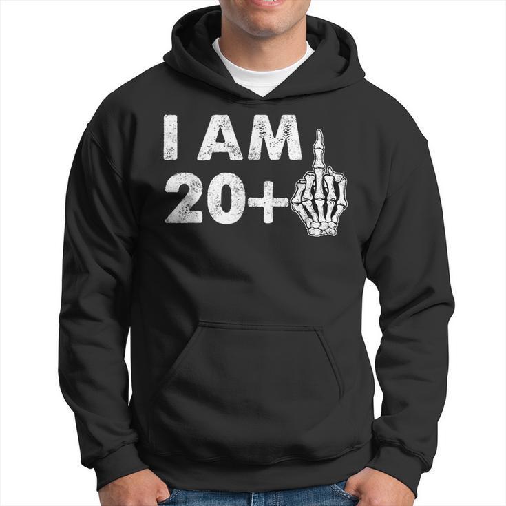 Im 21 Years Old Funny Skeleton Middle Finger 21St Birthday 21St ...