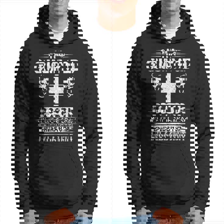 Im A Grumpy Old Doctor Father Day Gifts Gift For Mens Hoodie | Mazezy