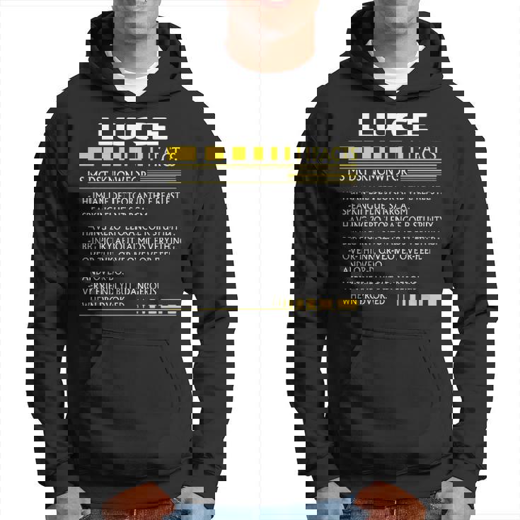 Luce Name Gift Luce Facts Hoodie | Seseable