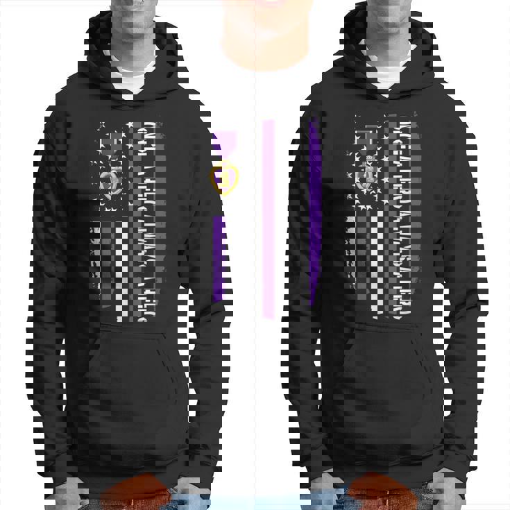 Purple Heart Medal Us Military Purple Heart Veteran Gift Hoodie | Mazezy