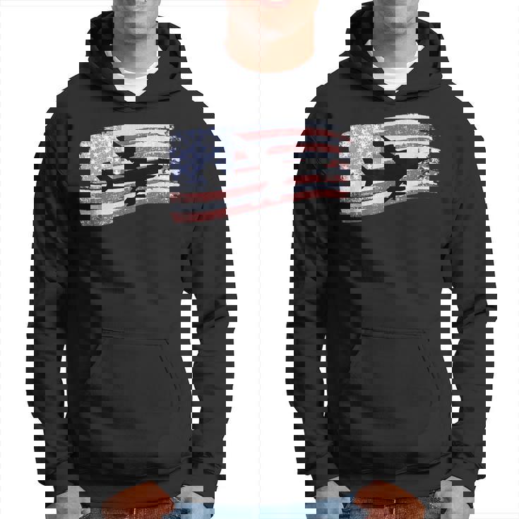 Rc-135 Rivet Joint Spy Plane Distressed Us Flag Men's T-shirt Back ...