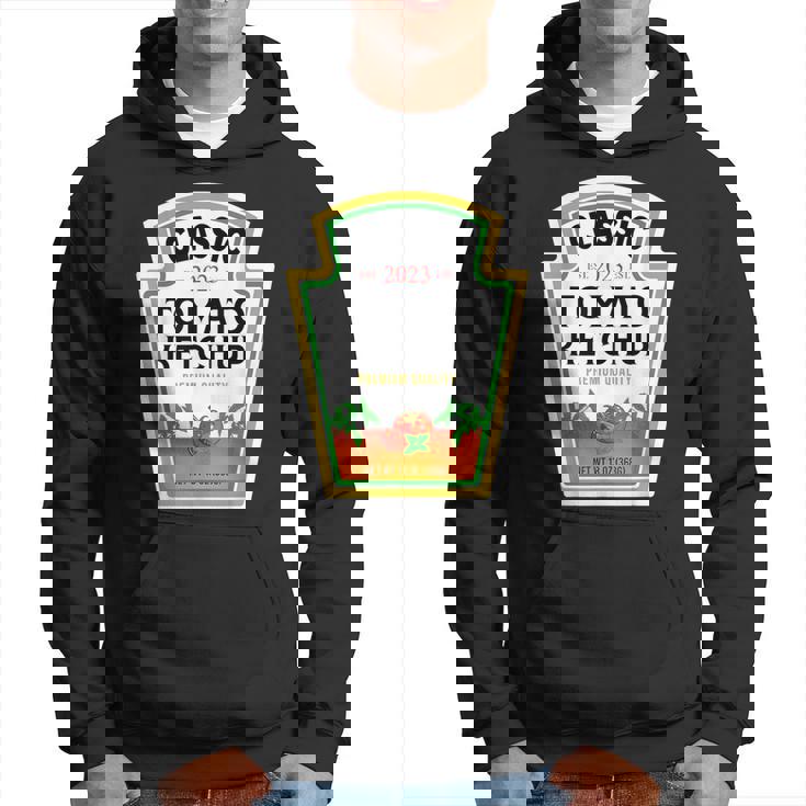 Red Ketchup Mustard Easy Diy Couples Costume Condiment Hoodie | Mazezy