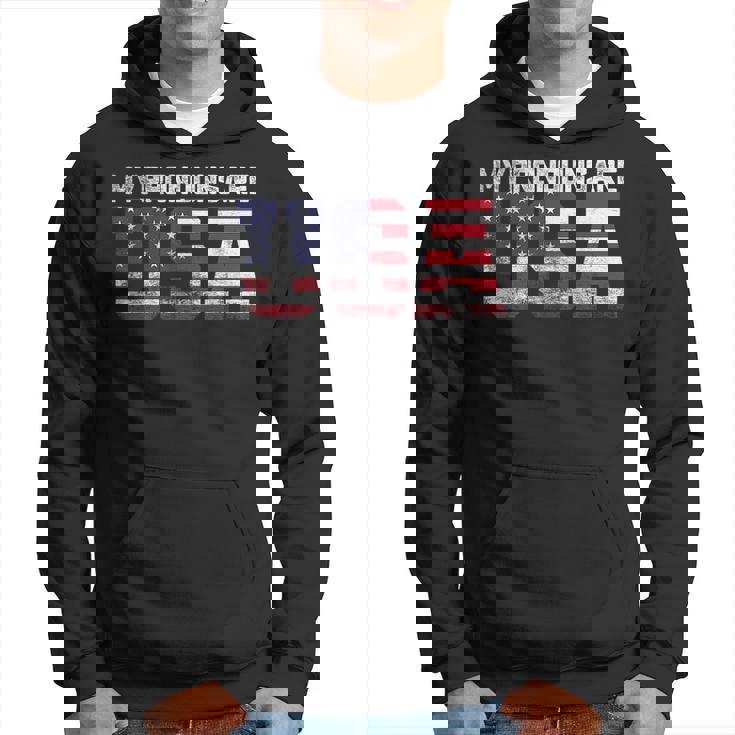 Retro Usa Flag Patriotic 4Th Of July My Pronouns Are Usa Patriotic ...