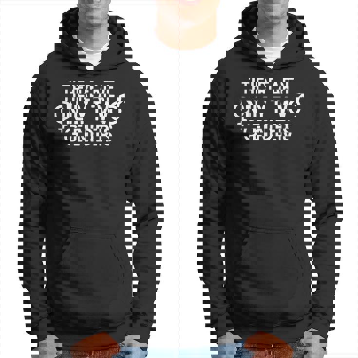 There Are Only Two Genders Symbols Hoodie | Mazezy