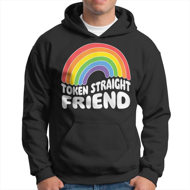 Token Straight Friend Lgbt Gay Pride Month 2023 Lesbian Hoodie | Mazezy