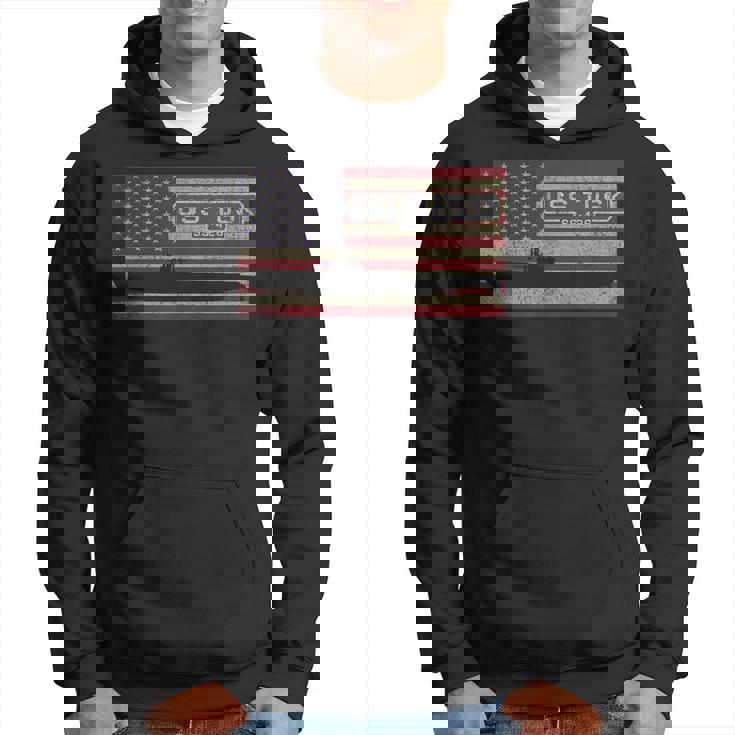 Uss Tusk Ss-426 Submarine Usa American Flag Hoodie | Mazezy