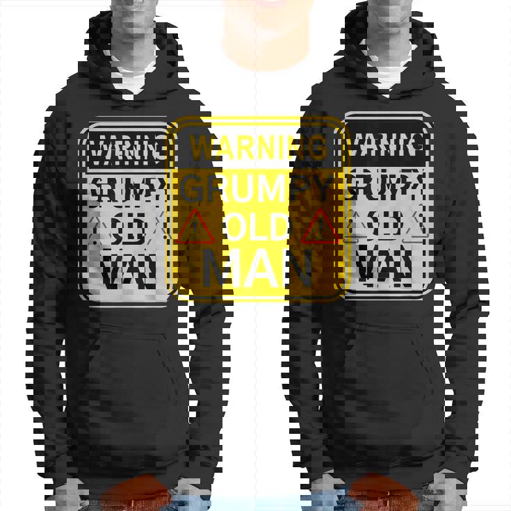 Warning Grumpy Old Man Warning Sign Funny Novelty Coffee Mug | Mazezy