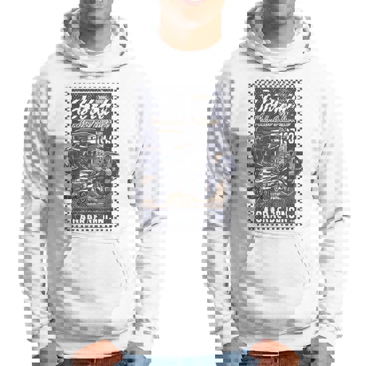 Vintage Hot Rod Custom Culture Men Classic Car Hoodie | Mazezy