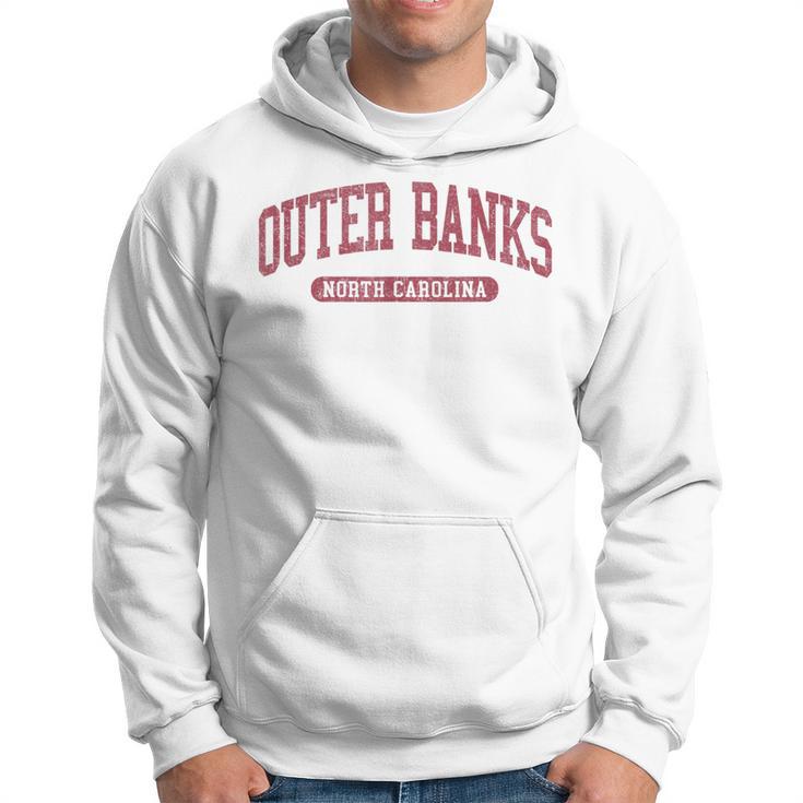 Vintage Outer Banks Obx Carolina Retro Varsity Throwback Hoodie | Mazezy