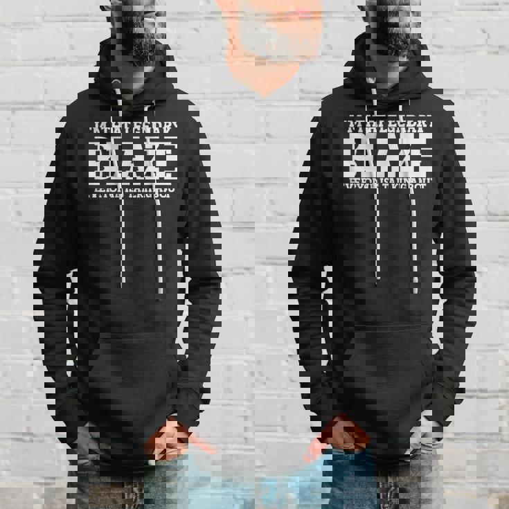 Blaze Personal Name Funny Blaze Hoodie | Mazezy