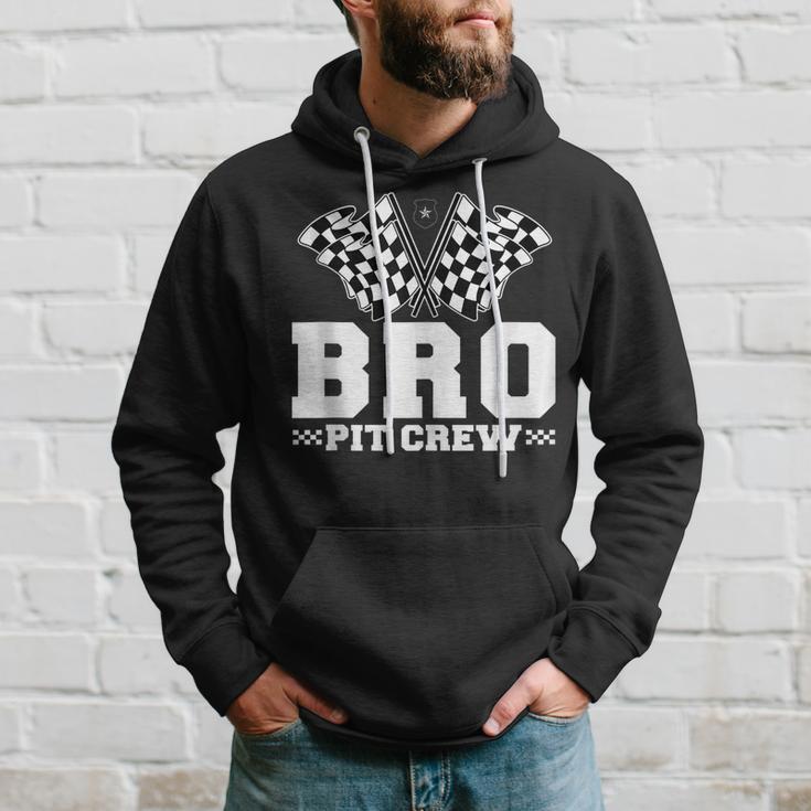 Bro Pit Crew Race Car Birthday Racing Family Racing Funny Gifts Hoodie ...