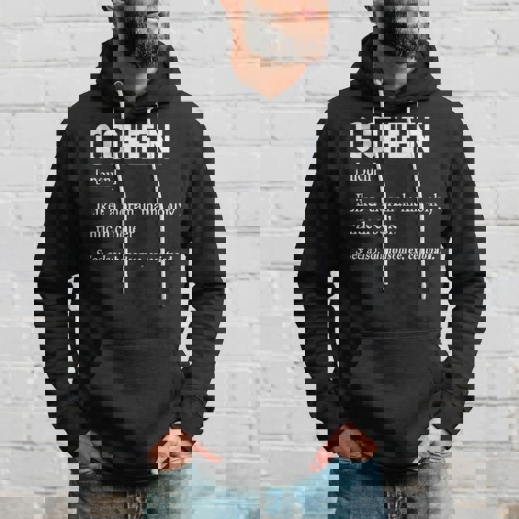 Cohen Name Gift Cohen Funny Definition V2 Hoodie - Seseable