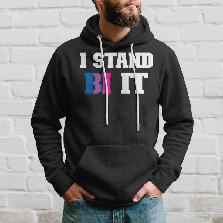 I Stand Bi It Bisexual Pride Flag Bi Pride Hoodie | Mazezy