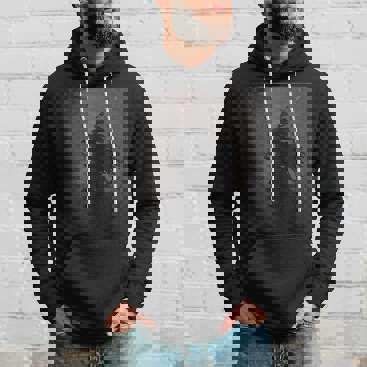 Occult Gothic Crow Witch Dark Goth Horror Satanic Witchcraft Hoodie ...