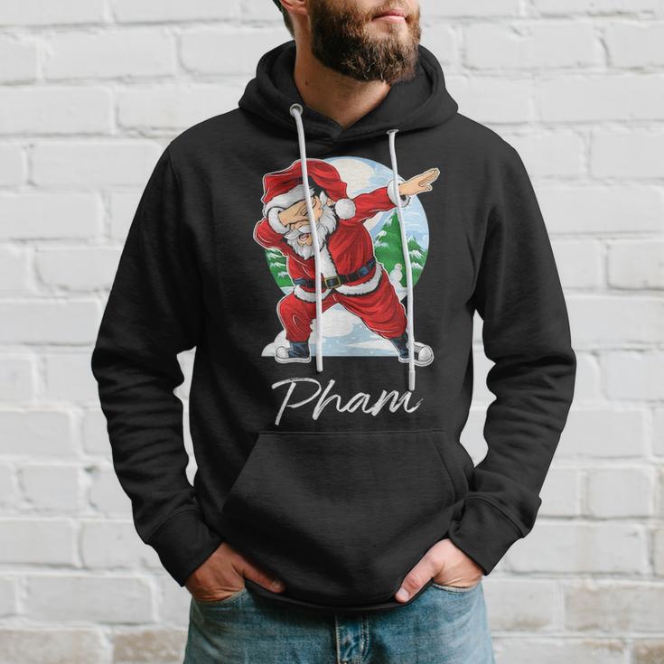 Pham Name Gift Santa Pham Hoodie - Seseable