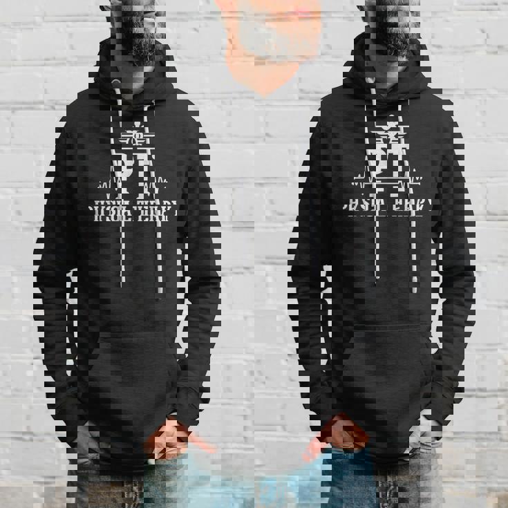 Physical Therapy Heartbeat Therapist Physiotherapy Dpt Hoodie | Mazezy AU