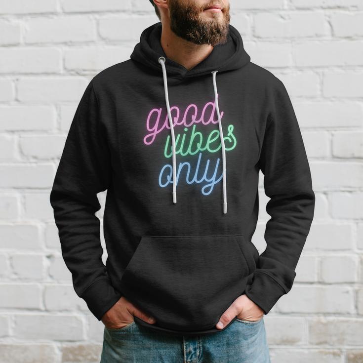Polysexual Pride Good Vibes Lgbtq Poly Flag Lgbtqia Gift Hoodie | Mazezy